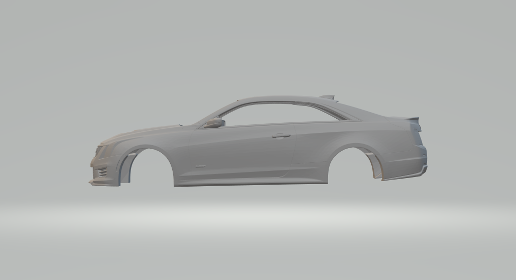 STL file Cadillac ats v 2016・3D printing template to download・Cults