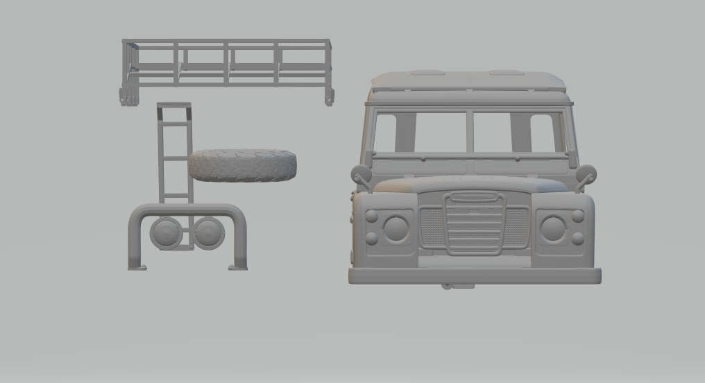 STL file land rover series III 1972・3D printable model to download・Cults