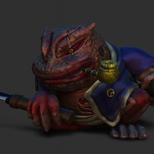 Download 3D printing models Lord Gamabunta Naruto ・ Cults