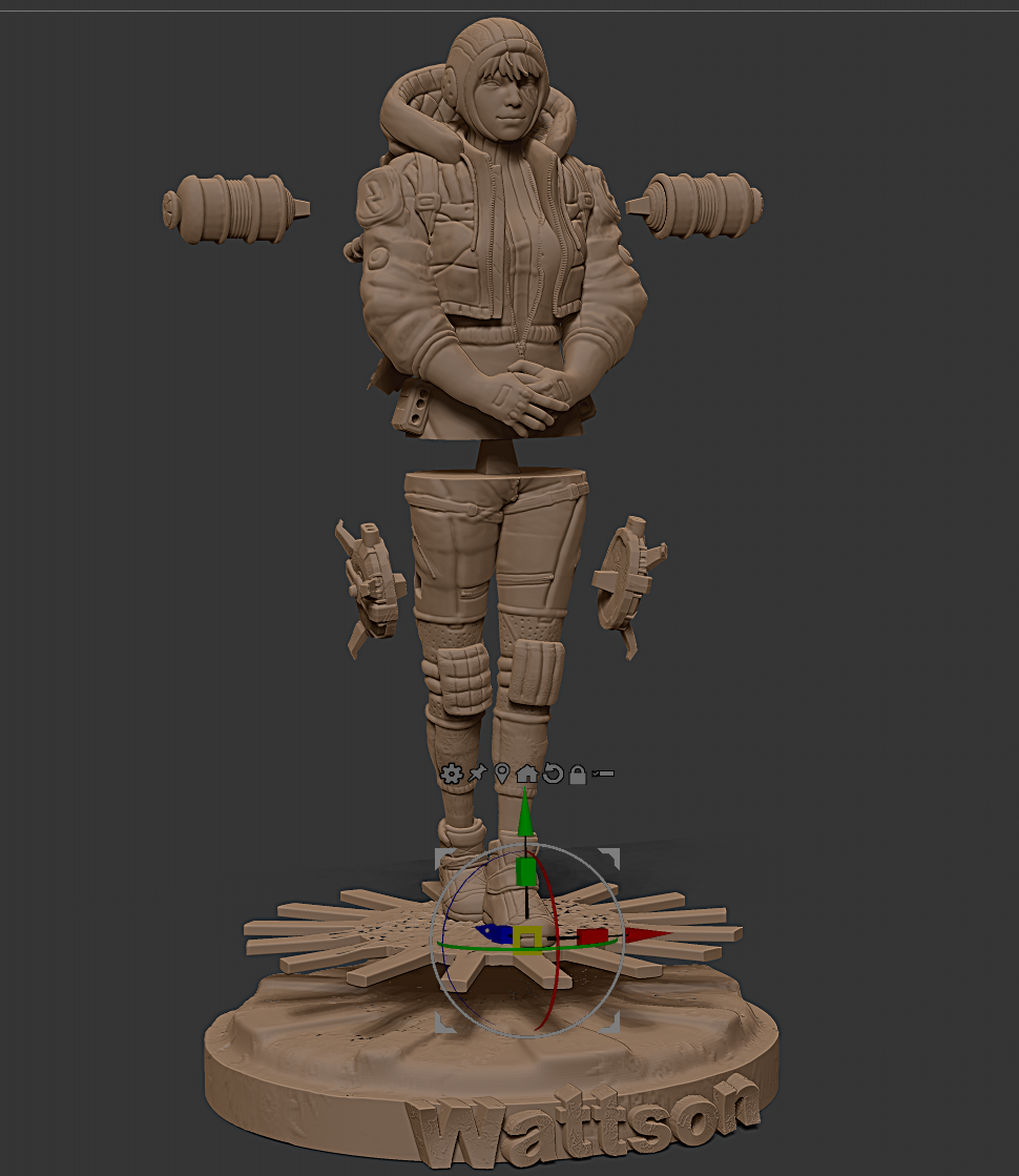 3D file Apex Legends Wattson・3D print model to download・Cults