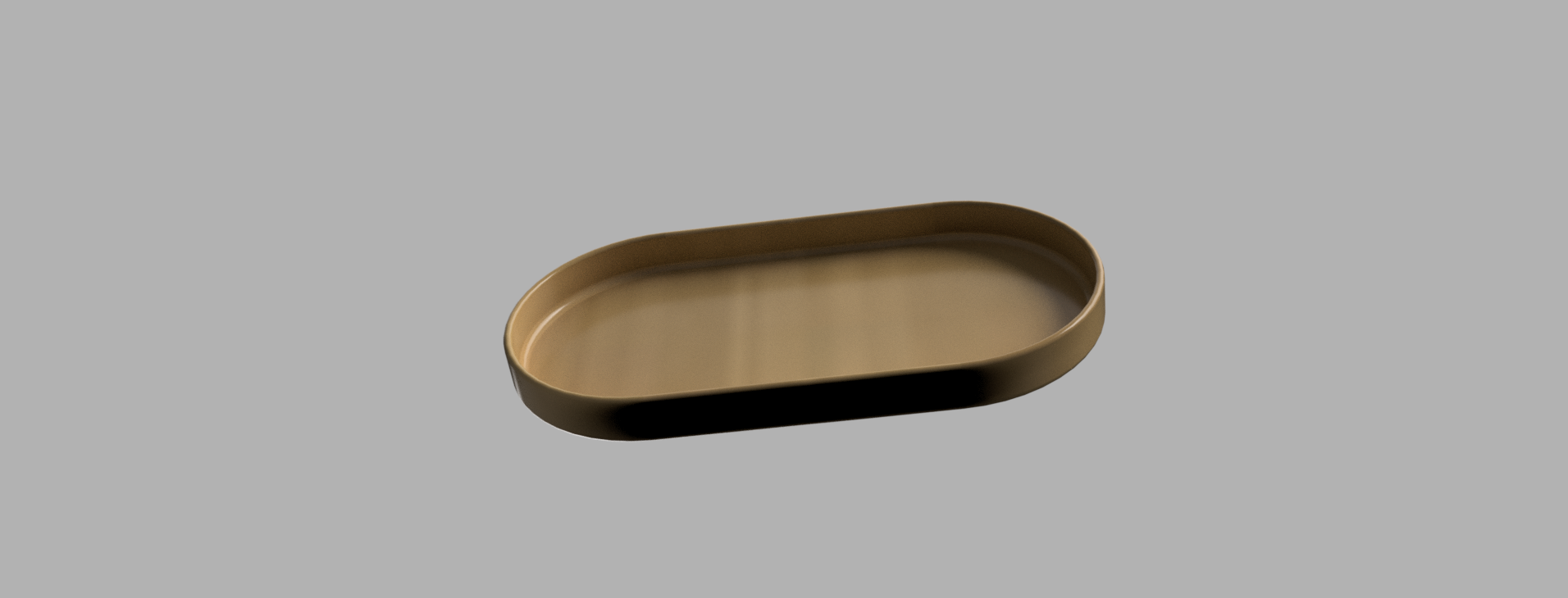 STL file Oval plate・3D printer design to download・Cults
