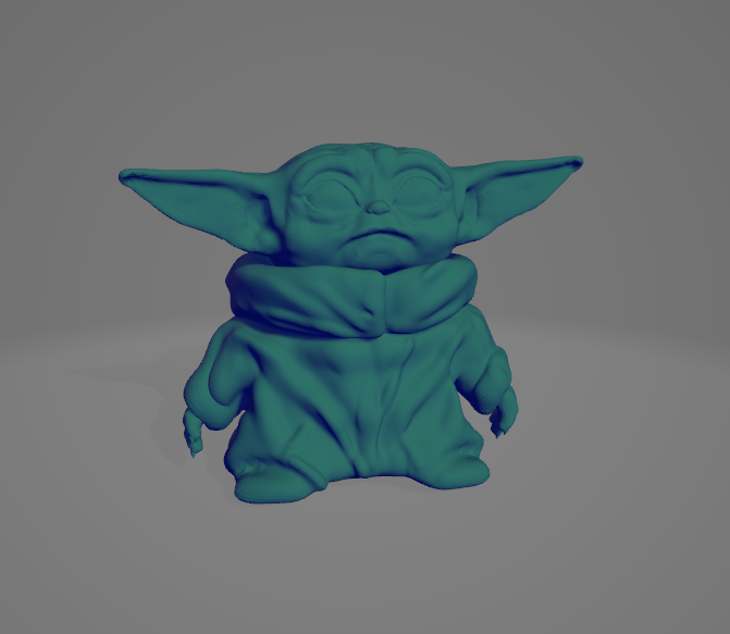 Free OBJ file Baby Yoda・3D printer model to download・Cults