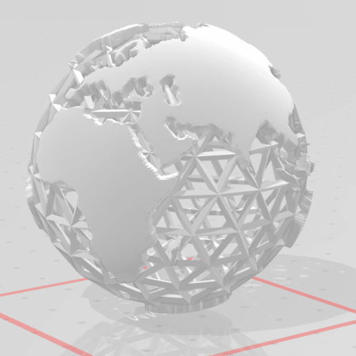 Download free 3D printing designs Earth Globe ・ Cults