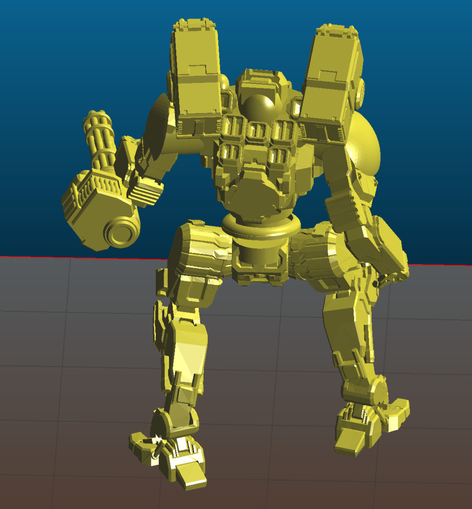 Free STL file Small mech (robot) big trouble - Remix・3D printable model ...