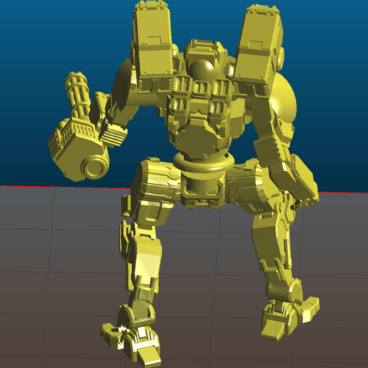 Download free STL file Small mech (robot) big trouble - Remix ...