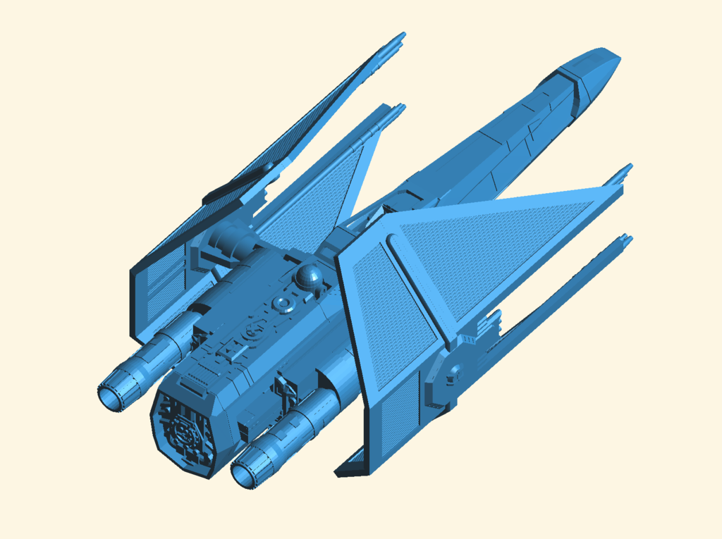 Archivo 3D gratis Star Wars - La fea nave estelar Muerte Gris・Objeto imprimible en 3D para ...