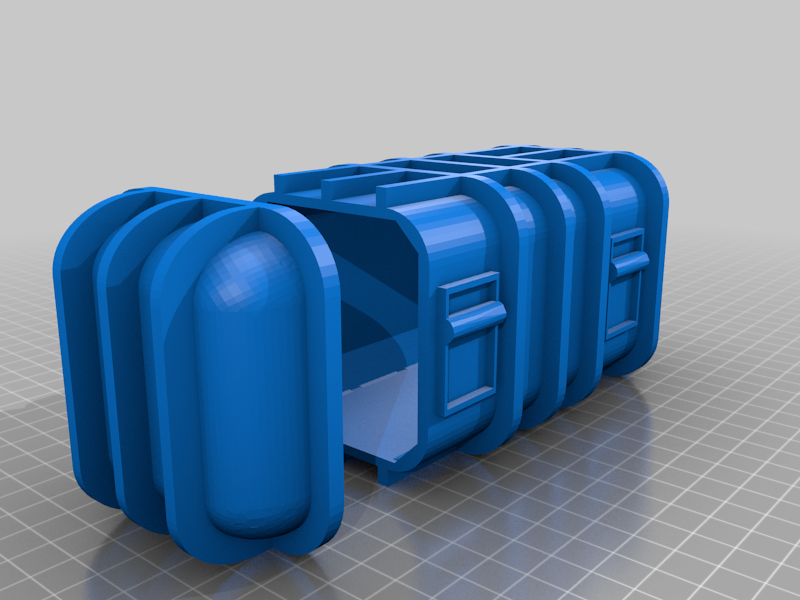 Free STL file Star Wars / Sci Fi / hollow container / crate / box for ...