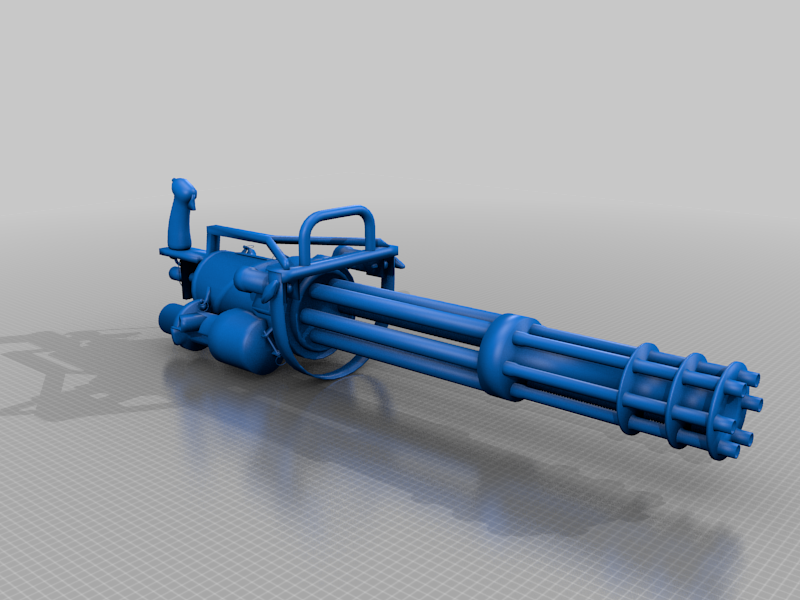 Descargar archivo OBJ gratis M134 Minigun - importado de sketchfab ...