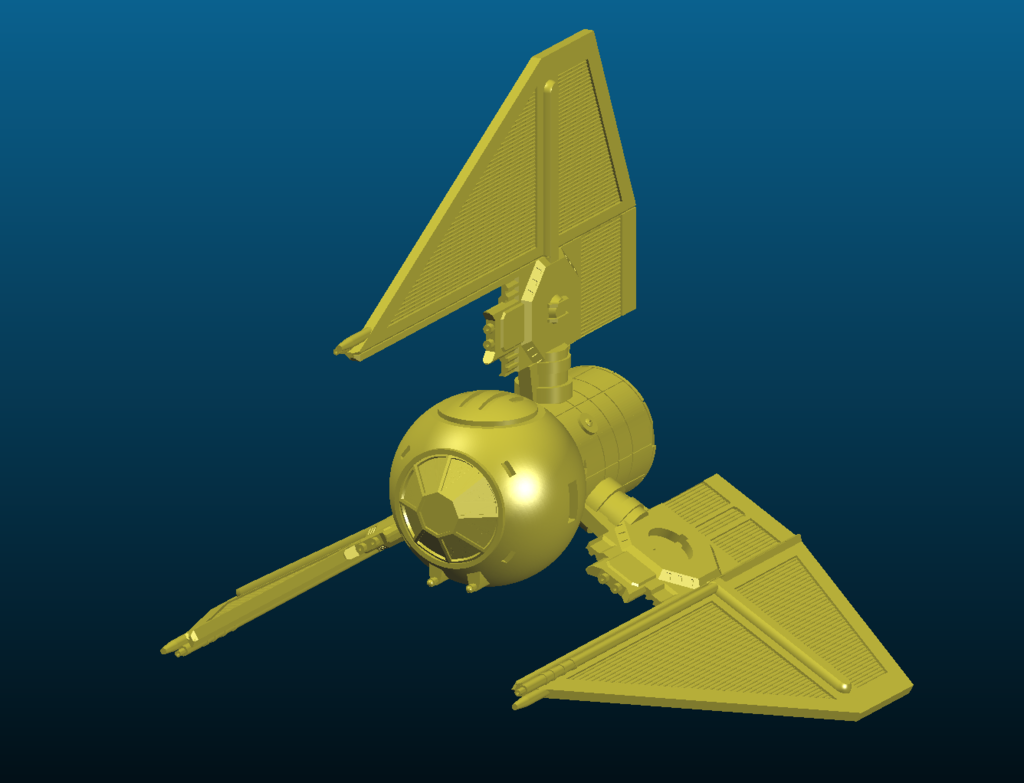 Free STL file Star Wars - TIE Heavy tri-fighter / TIE Heavy Clutch ...