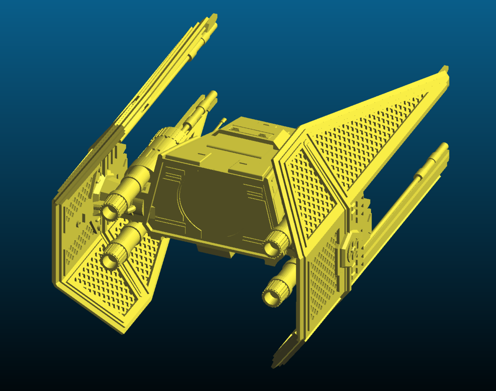 Free STL file Star Wars - AX-Wing Ugly - Terex ship - Remix ⭐・3D ...