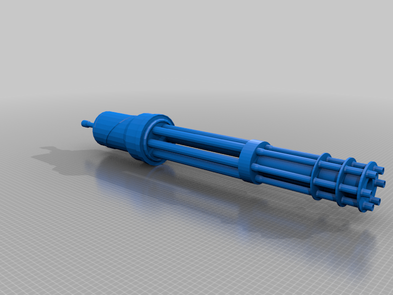 Descargar archivo OBJ gratis M134 Minigun - importado de sketchfab ...