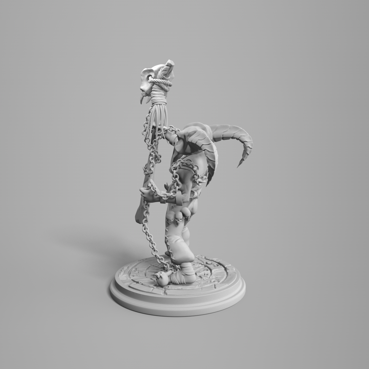 STL file Cultist Shaman ♟・3D print design to download・Cults