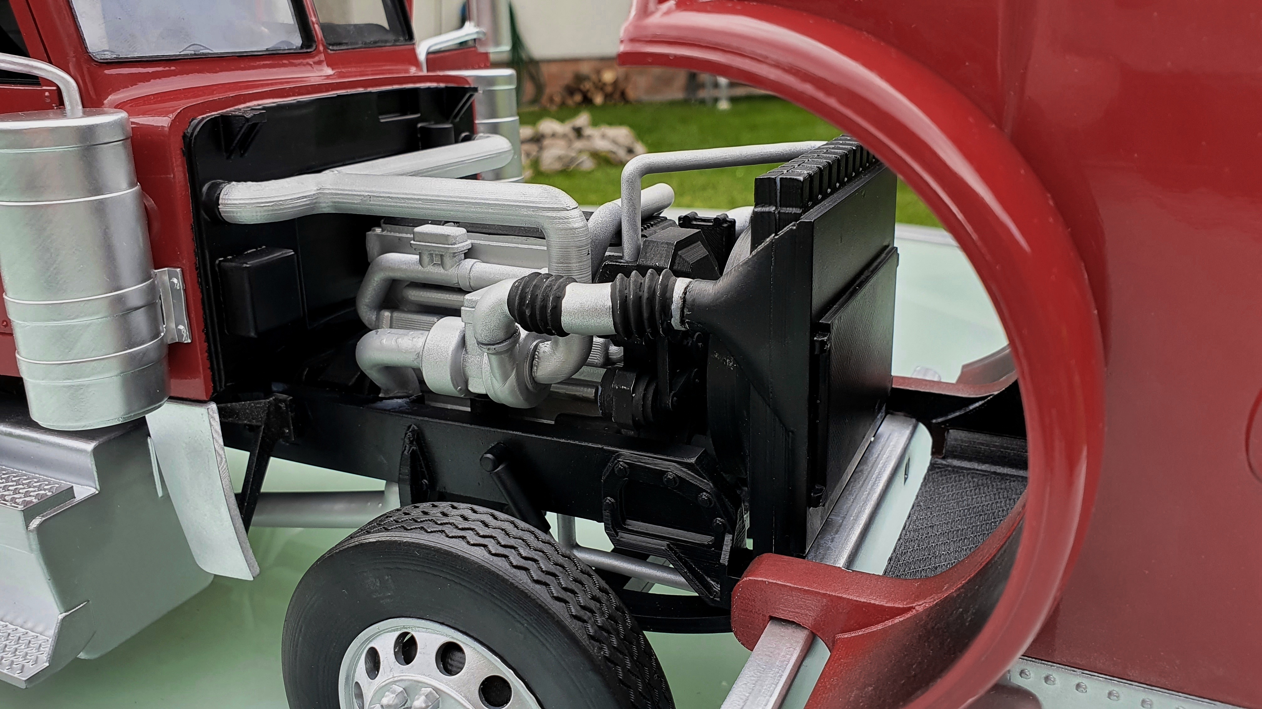 3D 文件 Peterbilt 389 - 1:14 scale model kit 🛣️・可下载 3D 打印模型・Cults