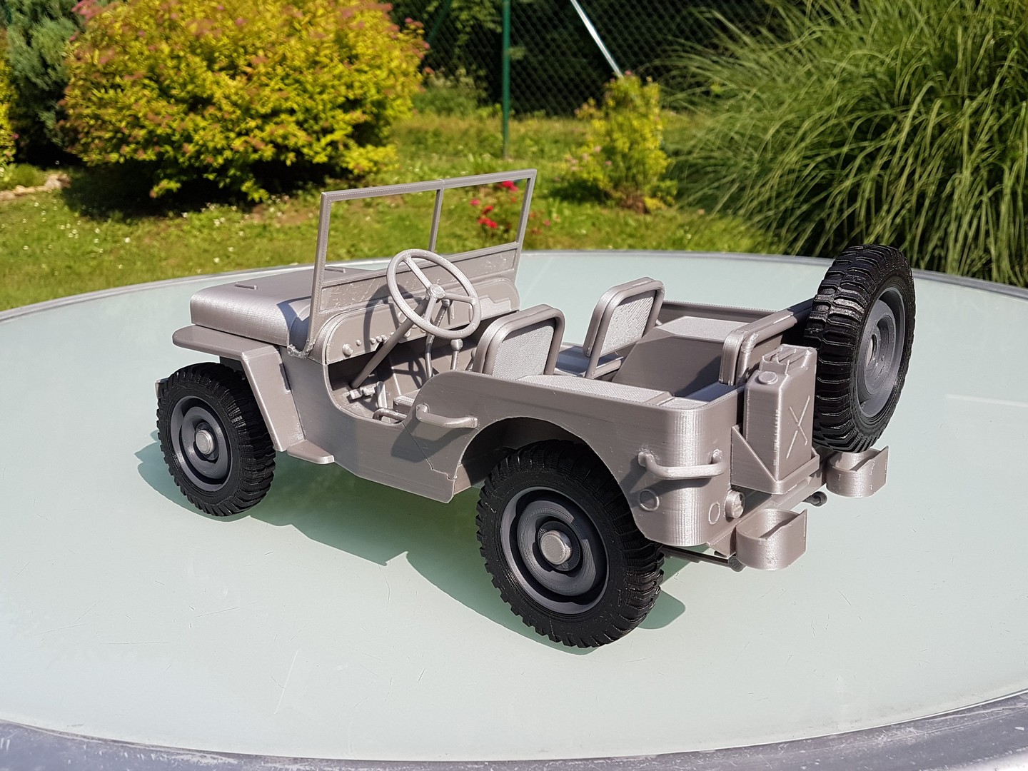 3D file Jeep Willys - detailed 1:9 scale model kit 🚚・3D printable model ...