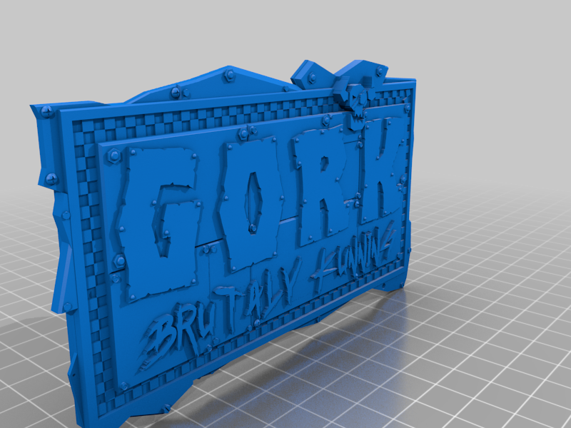 Archivo STL gratis Gork & Mork Plaques・Diseño imprimible en 3D para ...