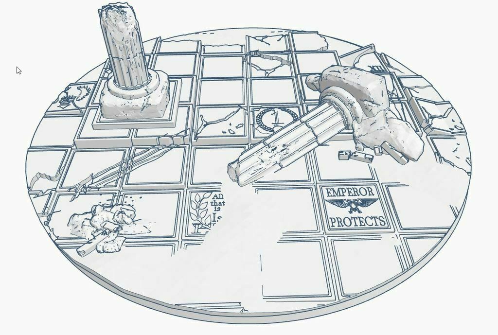 Free STL file Even More 160mm Epic flyer base 🎲・Object to download and ...