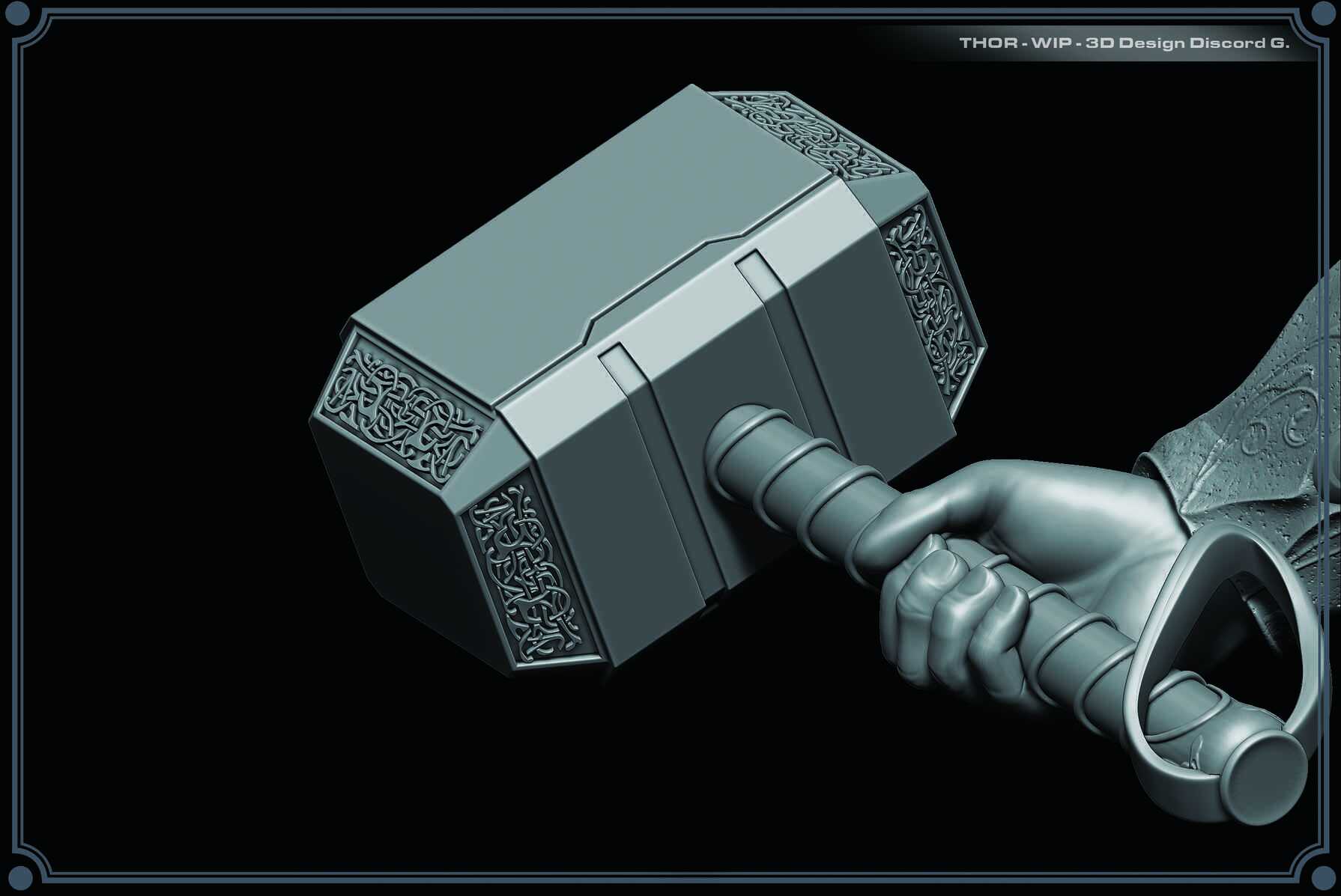 STL file Old Thor 👴・Model to download and 3D print・Cults