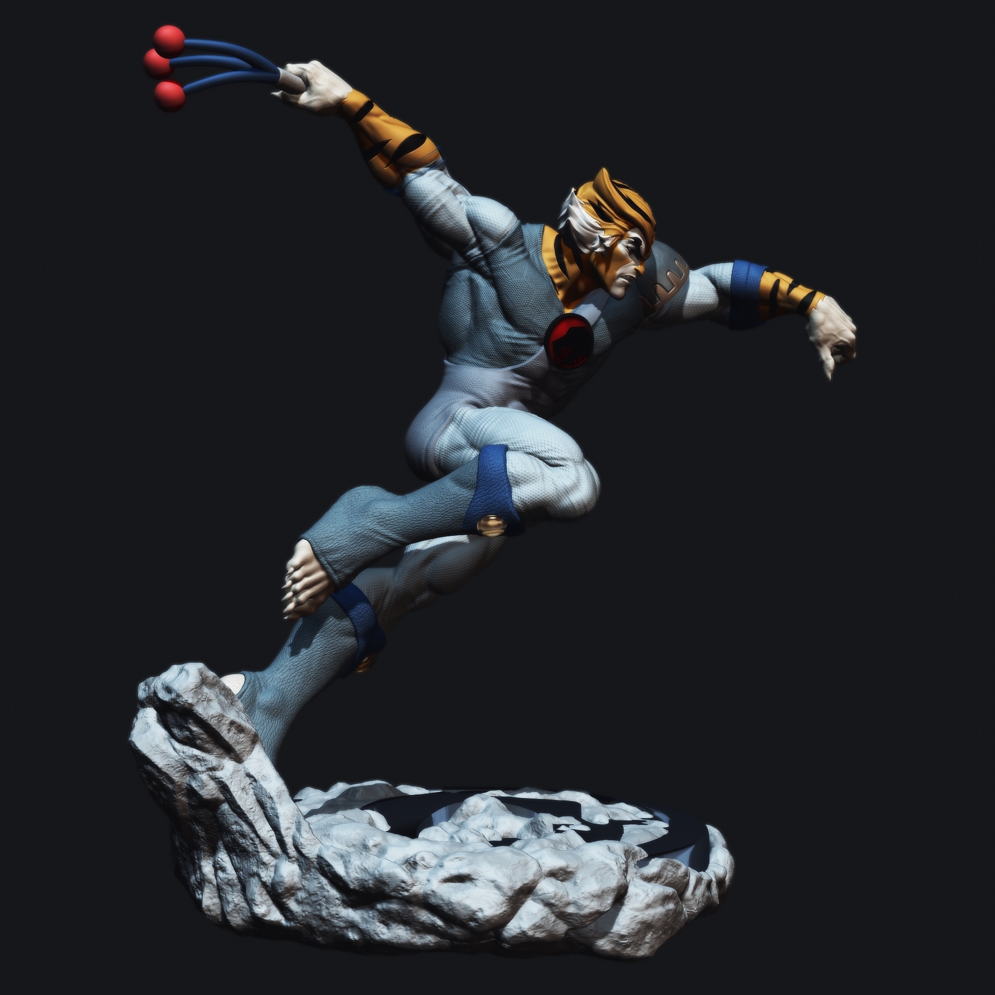 3D file Thundercats Tygra STL for 3D printing Fanart 3D print model 🛃 ...