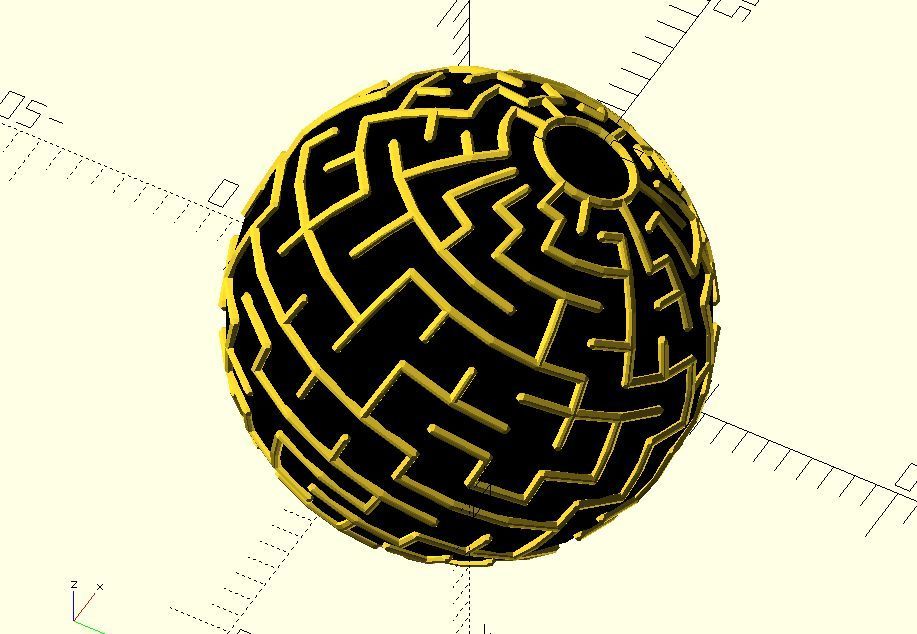 Free STL file Sphere maze・3D print design to download・Cults
