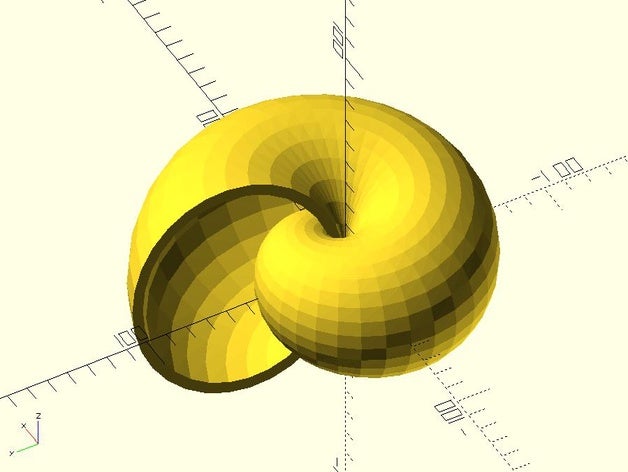 Free STL file Simple seashell・3D printable design to download・Cults