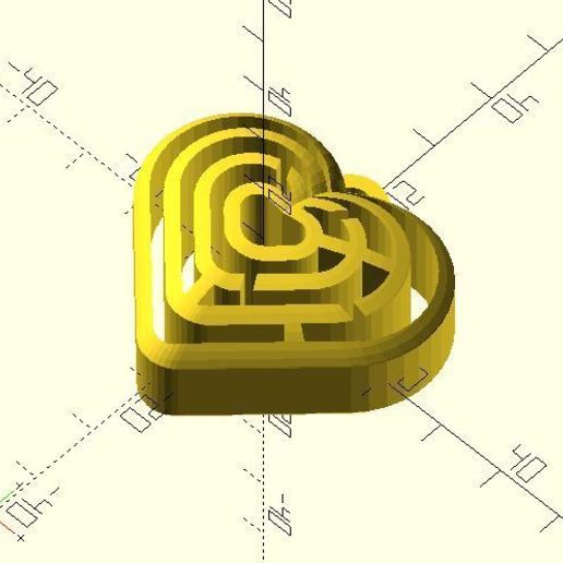 Download free 3D printer designs Heart maze ・ Cults