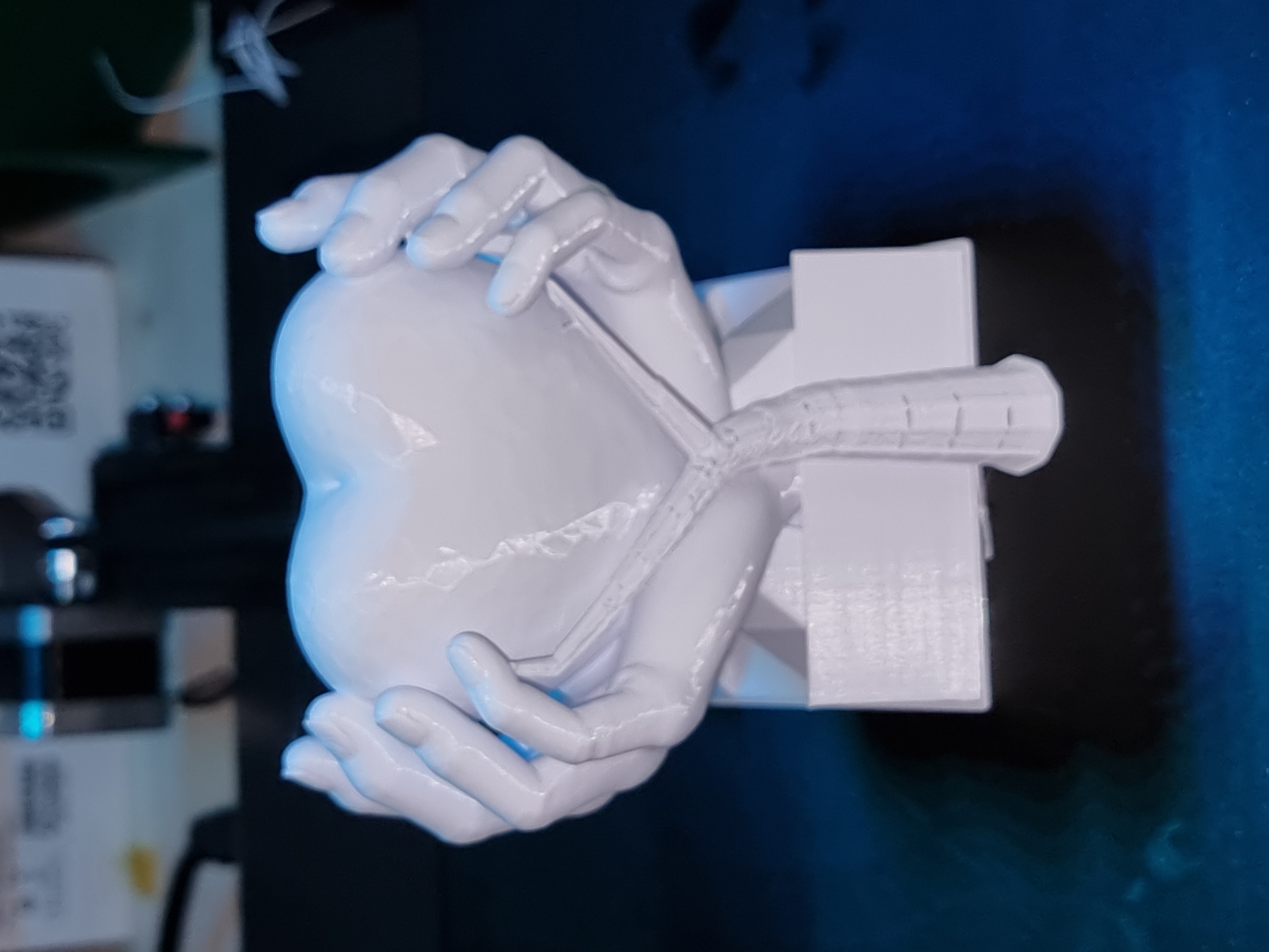 STL file Hands holding Heart・3D printable design to download・Cults