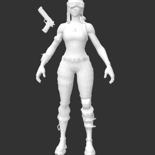 Download free STL file Renegade Raider Fortnite • 3D printer model ・ Cults