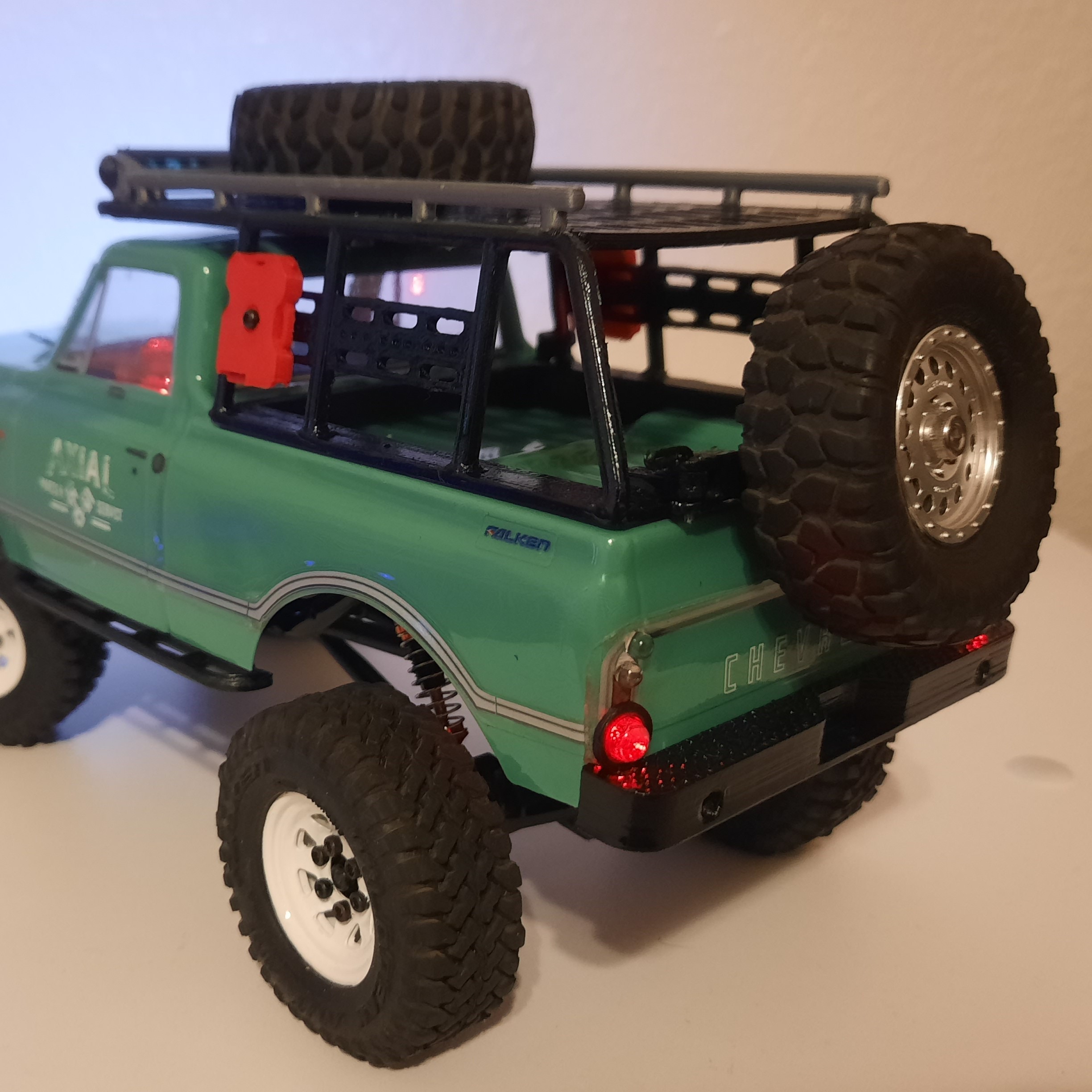 Fichier STL SCX24 C10 Overland Rack 👽・Modèle à télécharger et à ...
