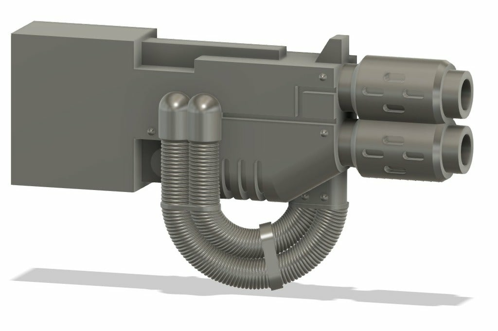 Free STL file Leman Rust Sponson Melter Gun・3D printing design to ...