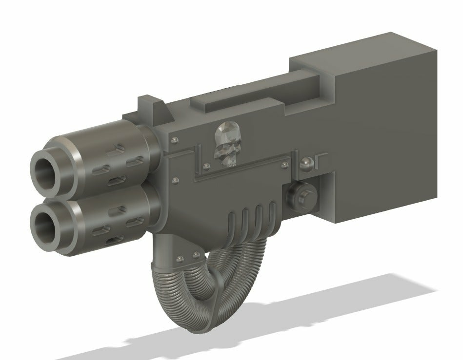 Free STL file Leman Rust Sponson Melter Gun・3D printing design to ...