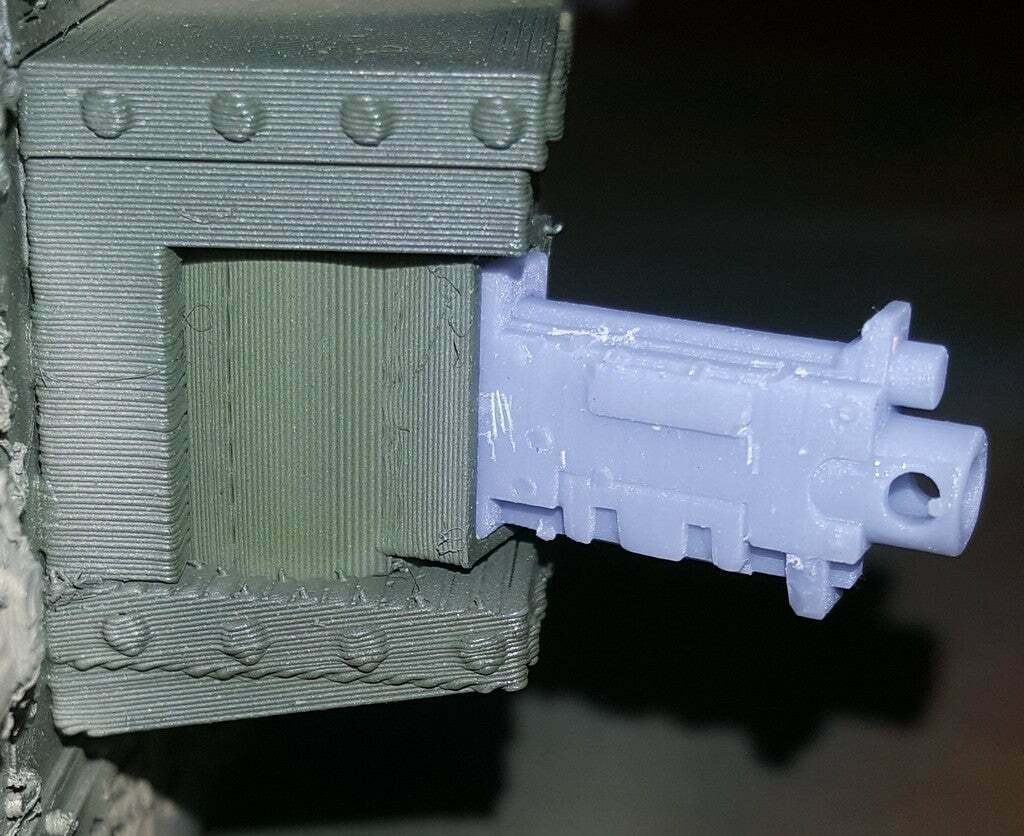 Free STL file Heavy Bolt gun for Lemon Rust Sponson・3D printer design ...