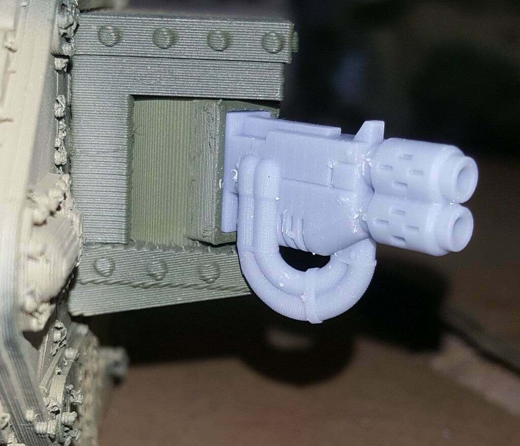 Free STL file Leman Rust Sponson Melter Gun・3D printing design to ...