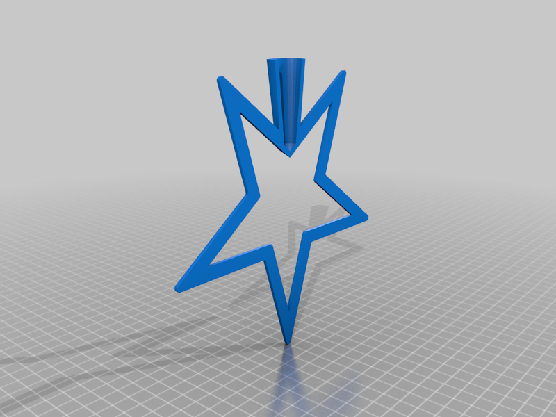 Free 3D file Minimalist Christmas Tree Topper (Small)・3D printer design ...