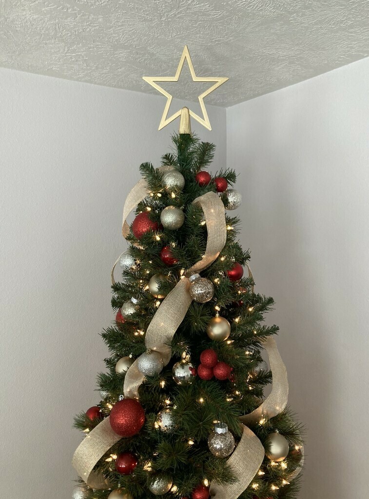 Free 3D file Minimalist Christmas Tree Topper (Small)・3D printer design ...