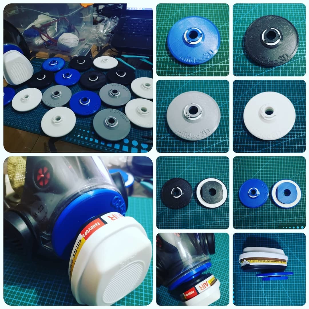 STL file Scott AV-3000 Filter Adapter 3M 🚒・3D printer model to download ...