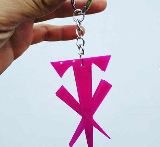 STL file Undertaker wwe key ring・Design to download and 3D print・Cults
