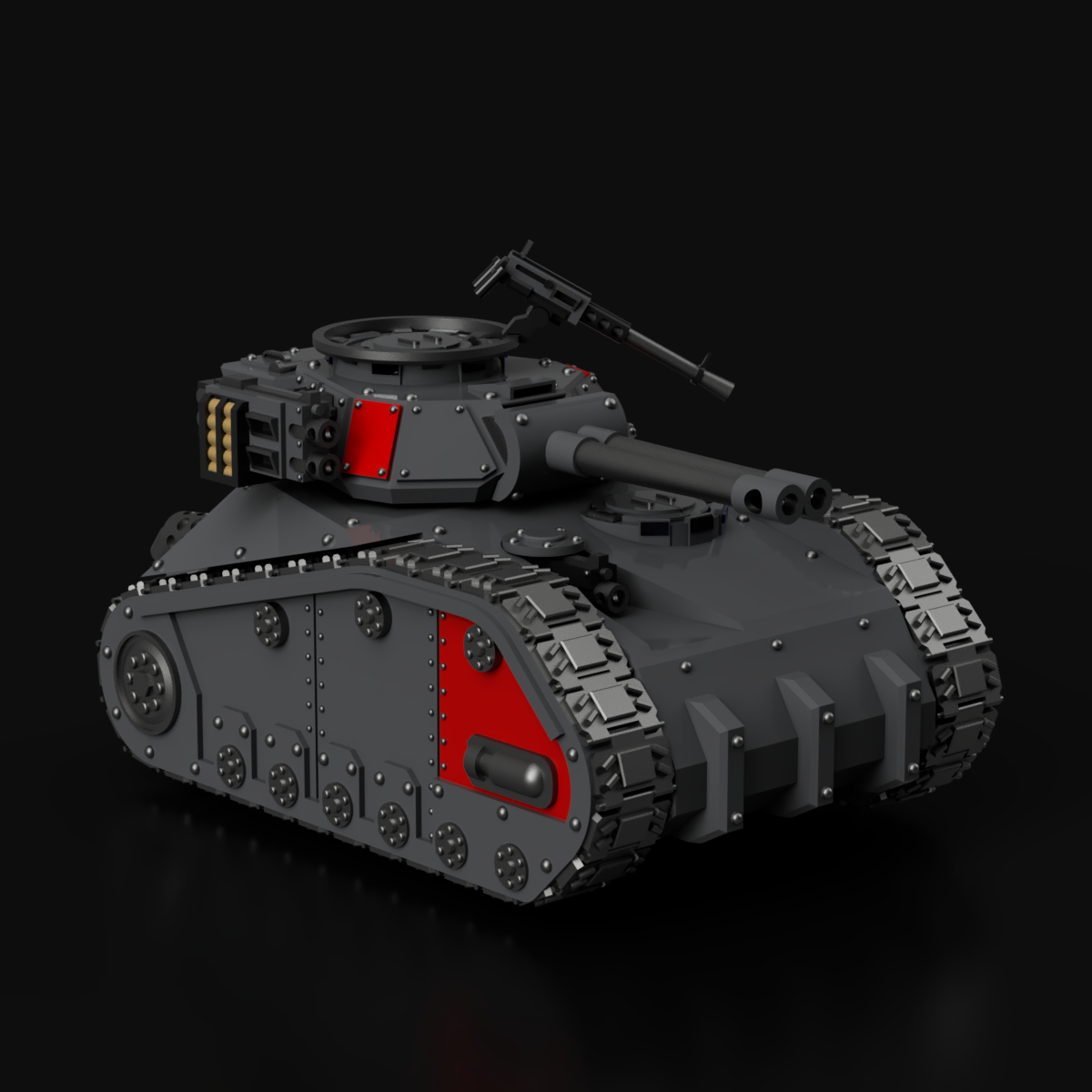 3D file Charon Battle Tank・3D printing idea to download・Cults