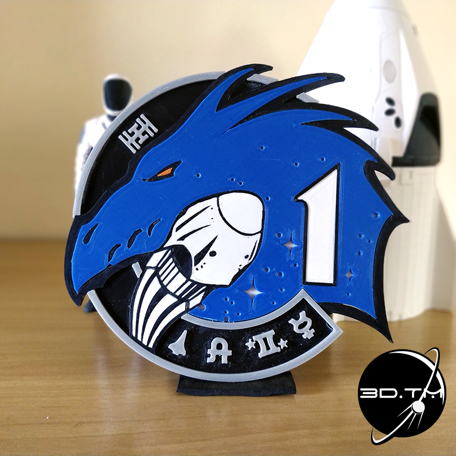 Free 3D file Insignia Crew-1 🐉・3D printable model to download・Cults