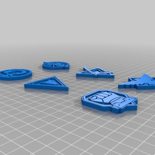 Download free STL file Battletech Logos • 3D printing template ・ Cults