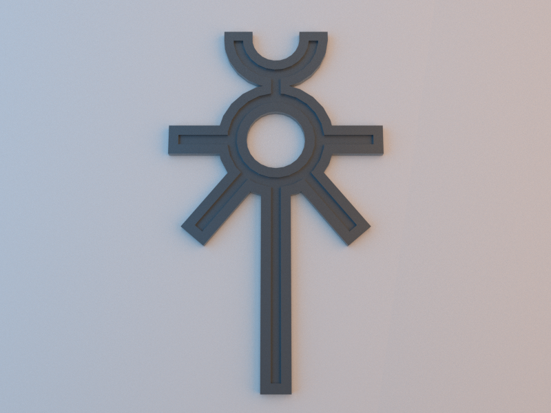 Fichier STL gratuit Necron Ankh du Triarche・Objet imprimable en 3D à ...