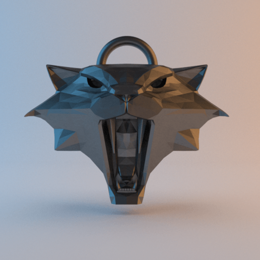 Download free 3D printing templates Witcher Medallion - Cat School ・ Cults