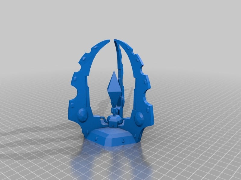 Free STL file Eldar Warp Generator with hexagonal base 🎲・3D printable ...