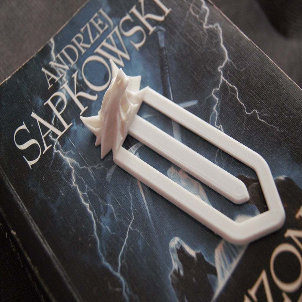 Free STL file Bookmark - Witcher 🔖・3D printer design to download・Cults