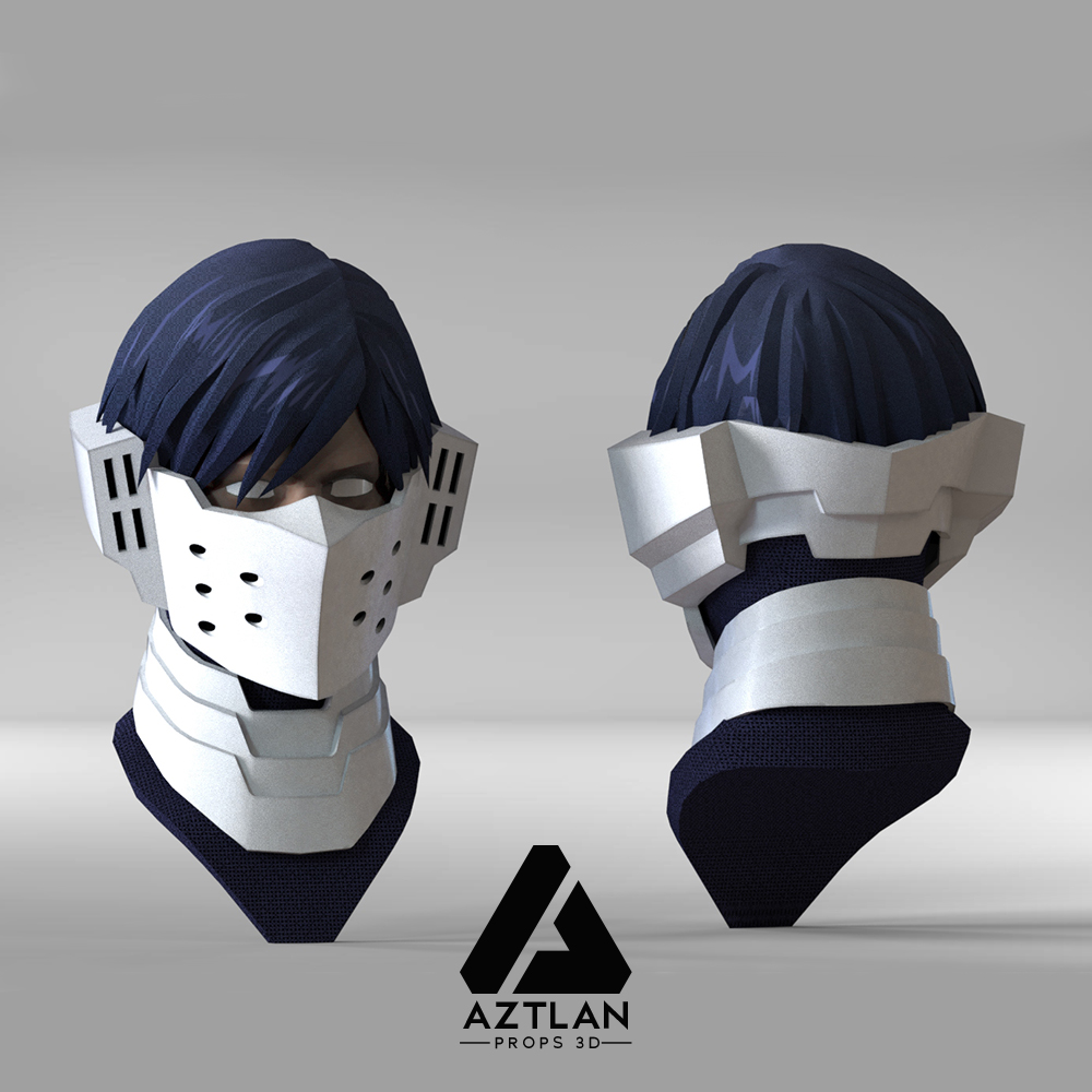 3D file Tenya Iida Helmet - MHA・3D print design to download・Cults