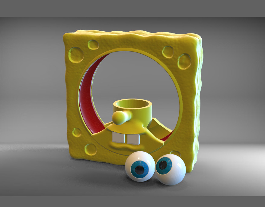 Free STL file SpongeBob Loopy Looper 🕹️・Model to download and 3D print ...