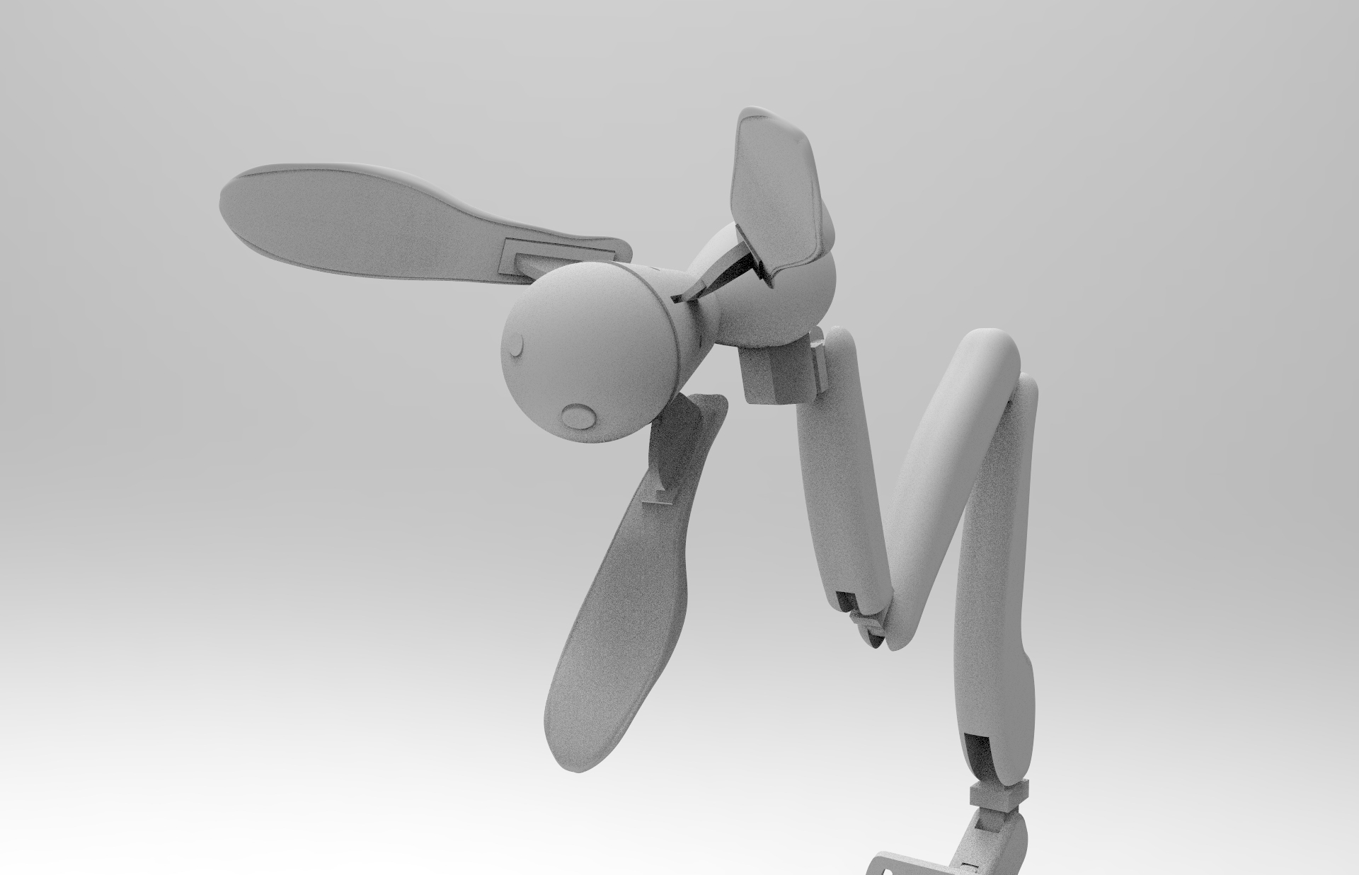 STL file Odradek Higgs Death Stranding 3D print model 🦸・3D printer ...