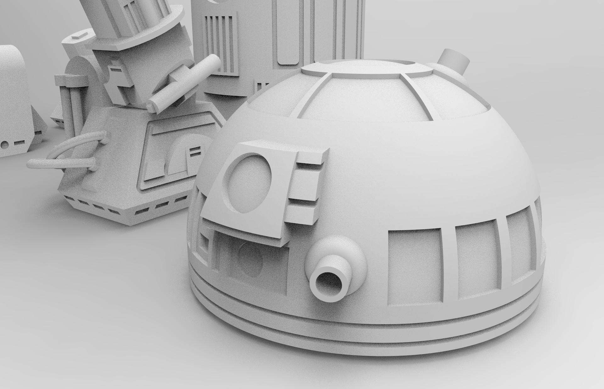 Descargar archivo STL Modelo de impresión en 3D del robot R2-D2 ...