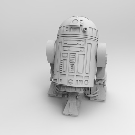 Download STL file R2-D2 robot 3D print model • 3D printable object ・ Cults
