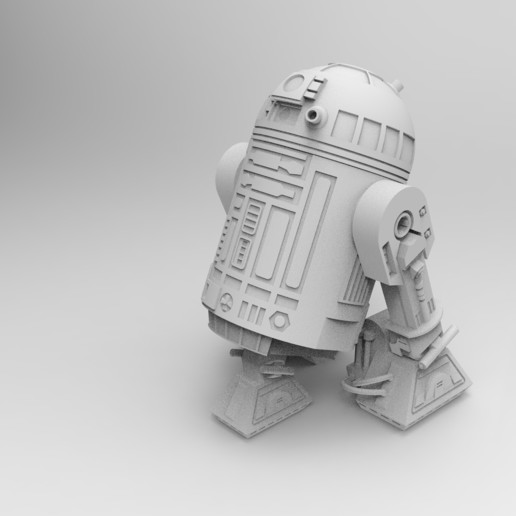 Download STL file R2-D2 robot 3D print model • 3D printable object ・ Cults