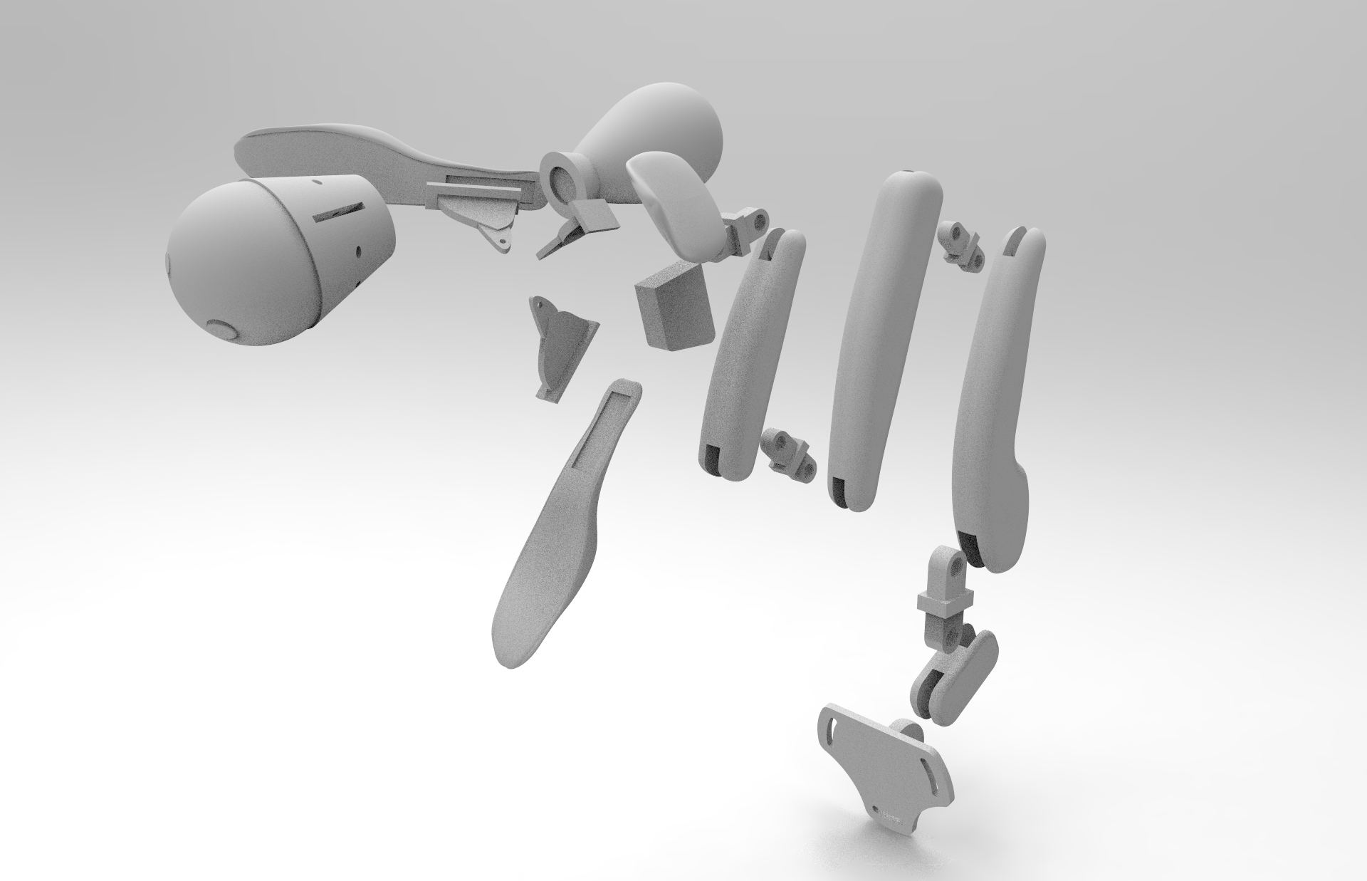 STL file Odradek Higgs Death Stranding 3D print model 🦸・3D printer ...